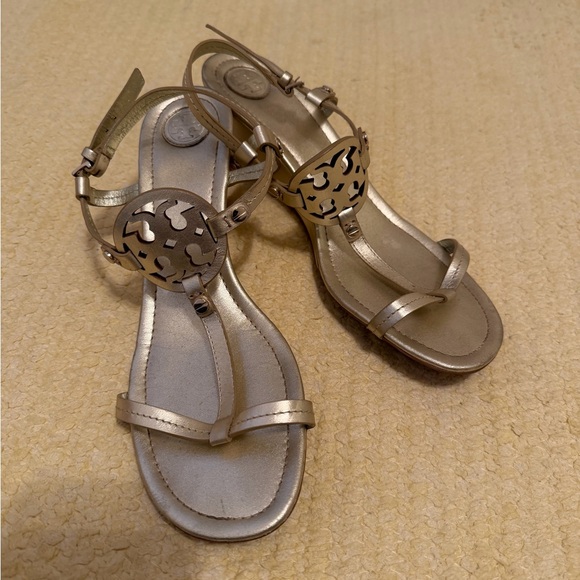 Tory Burch | Shoes | Stylish Gold Tory Burch Sandals | Poshmark